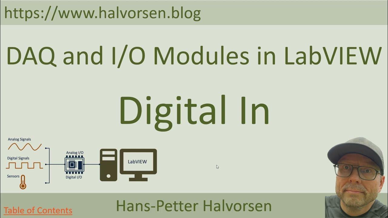 DAQ and I/O Modules in LabVIEW - Digital Input - YouTube