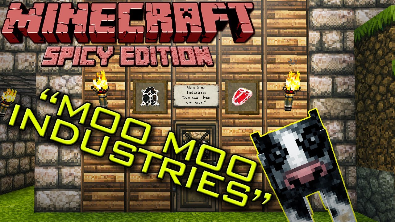 IT’S A MOO MOO COW FARM - Minecraft Modded Ep22 - YouTube