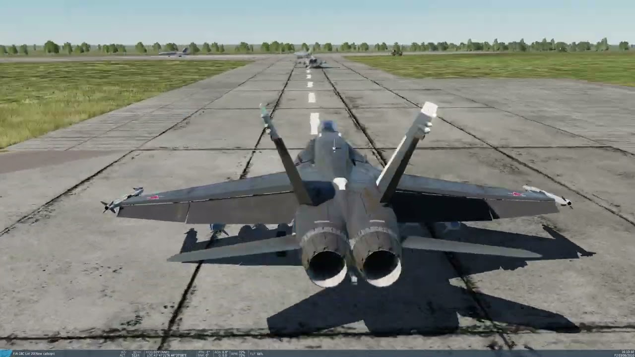 DCS Liberation- Mozdok to Maykop Turn 10/11 F-18 SEAD on PANTHER - YouTube