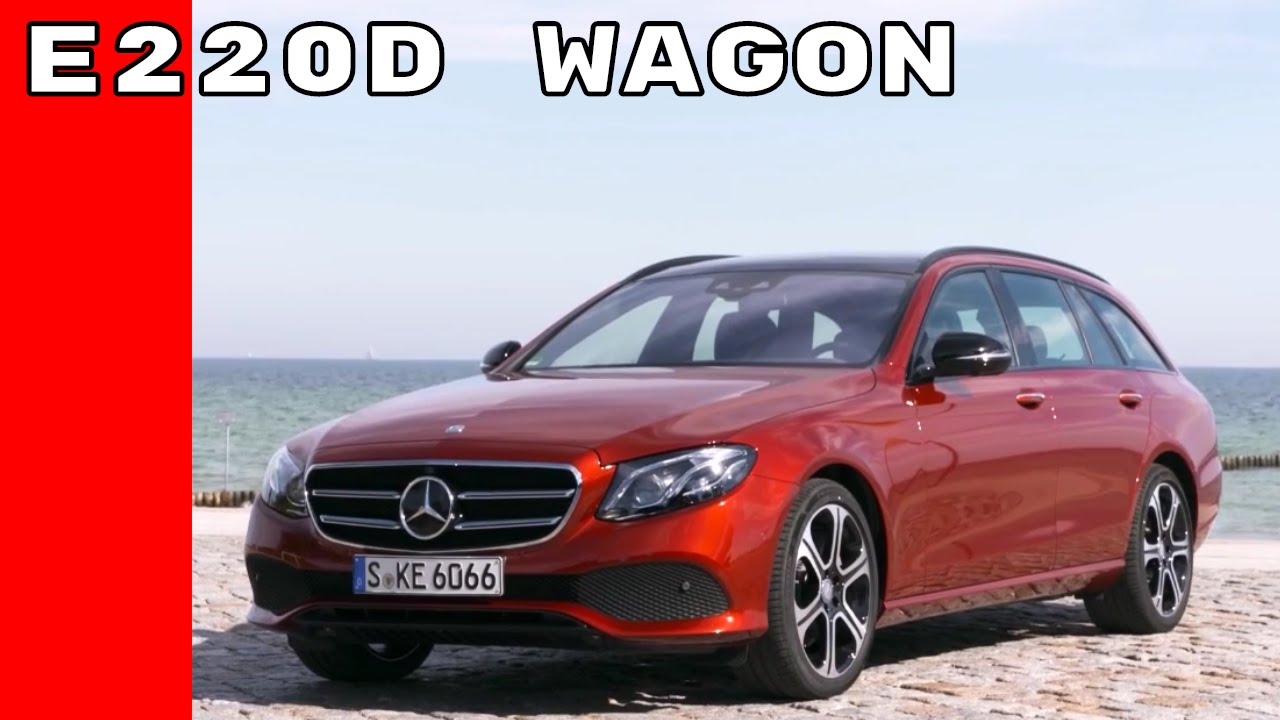 2017 Mercedes E220d Estate Wagon Designo in Hyacinth Red Color - YouTube