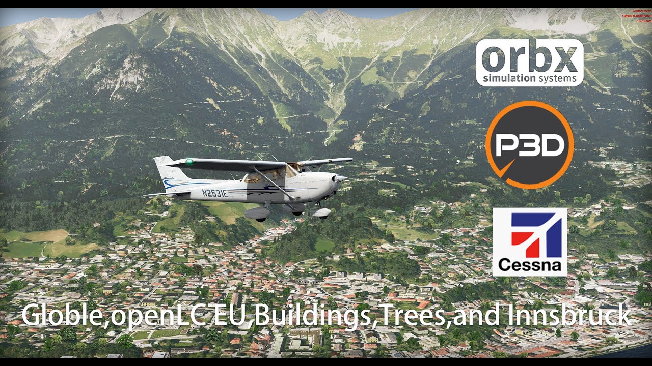 [P3D V5]Test flight Prepar3d V5 Innsbruck - YouTube