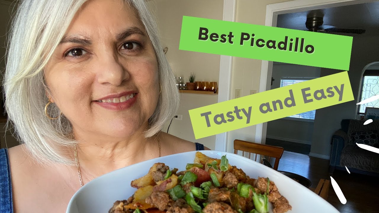 Simple and tasty Picadillo recipe 15 minutes from prep to finish - YouTube