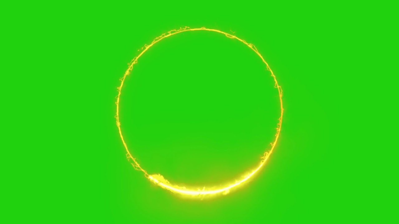 Chroma key bordes animados circulares recorriendo/circle animated ...