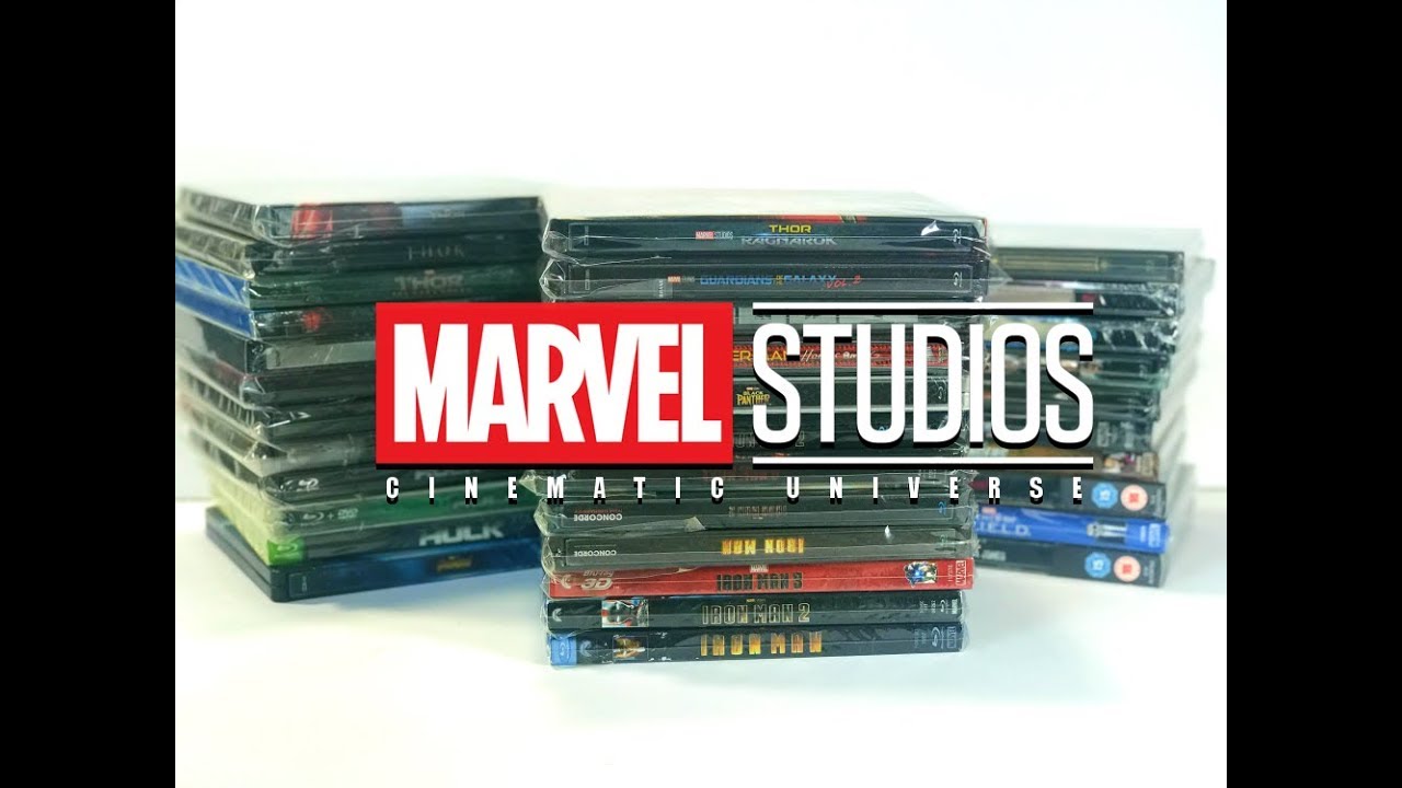 Marvel Cinematic Universe Blu Ray DVD Collection - YouTube