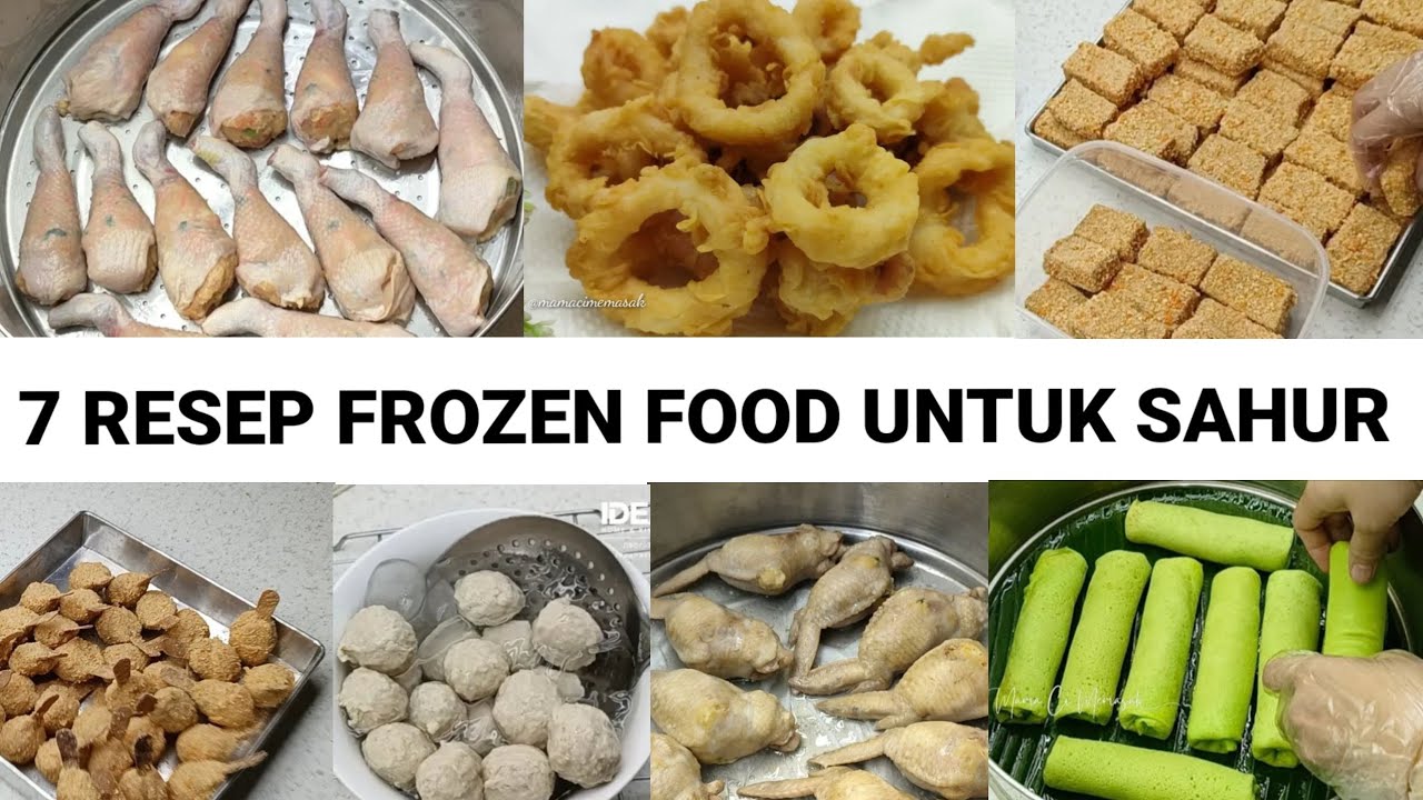 INSPIRASI FROZEN FOOD UNTUK SAHUR‼️ ENAK, SIMPLE DAN BERGIZI... - YouTube