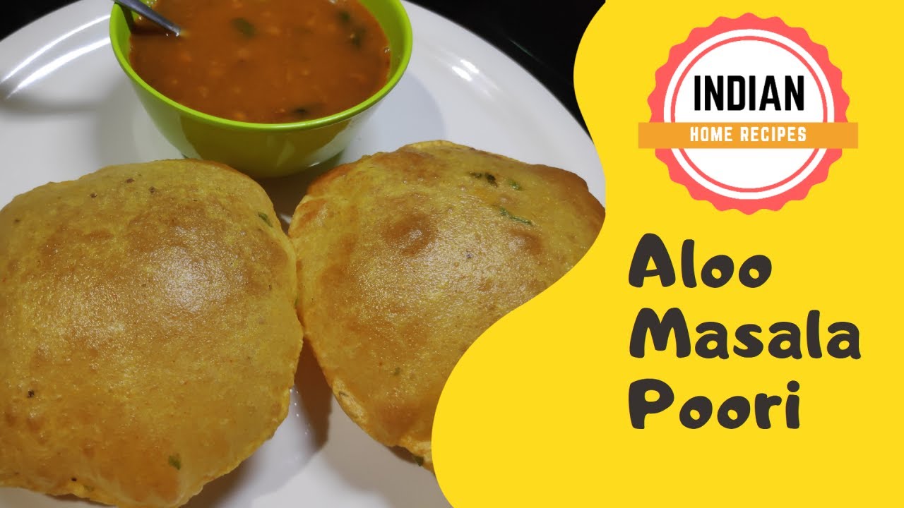 Aloo Masala Poori | Tasty Aloo Poori Recipe | Variety Poori Recipe ...