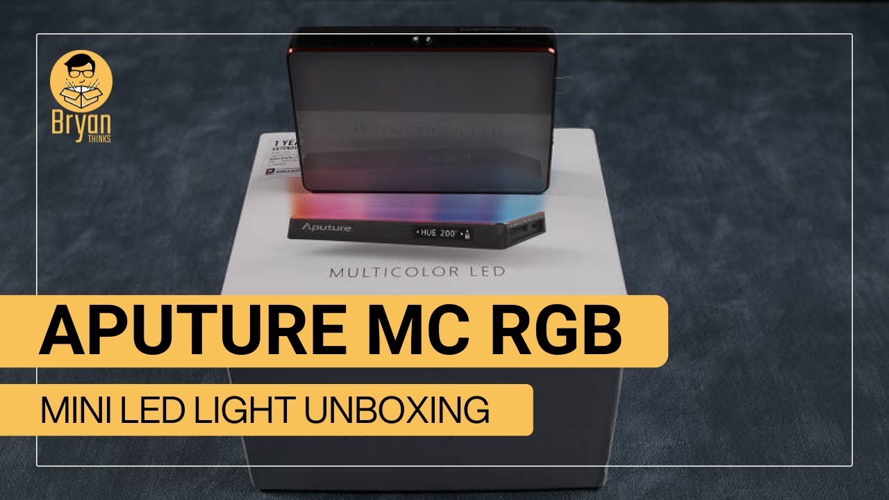 Aputure MC RGB Mini LED Light - Unboxing & Light Demo - YouTube