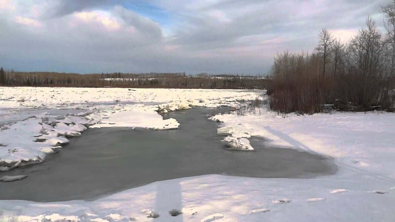 North Saskatchewan River at Berrymoor Bridge - YouTube