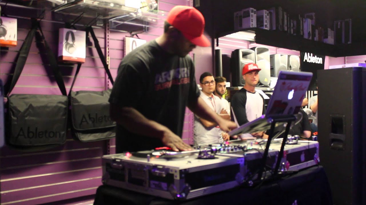 GUITAR CENTER DJ SPIN OFF - DJ REDDI - YouTube