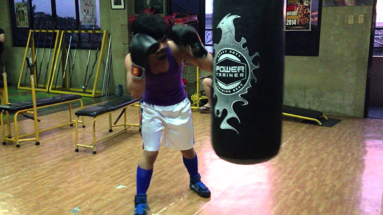 Manny pacquiao kalokalike training boxing by manny pakyawan - YouTube