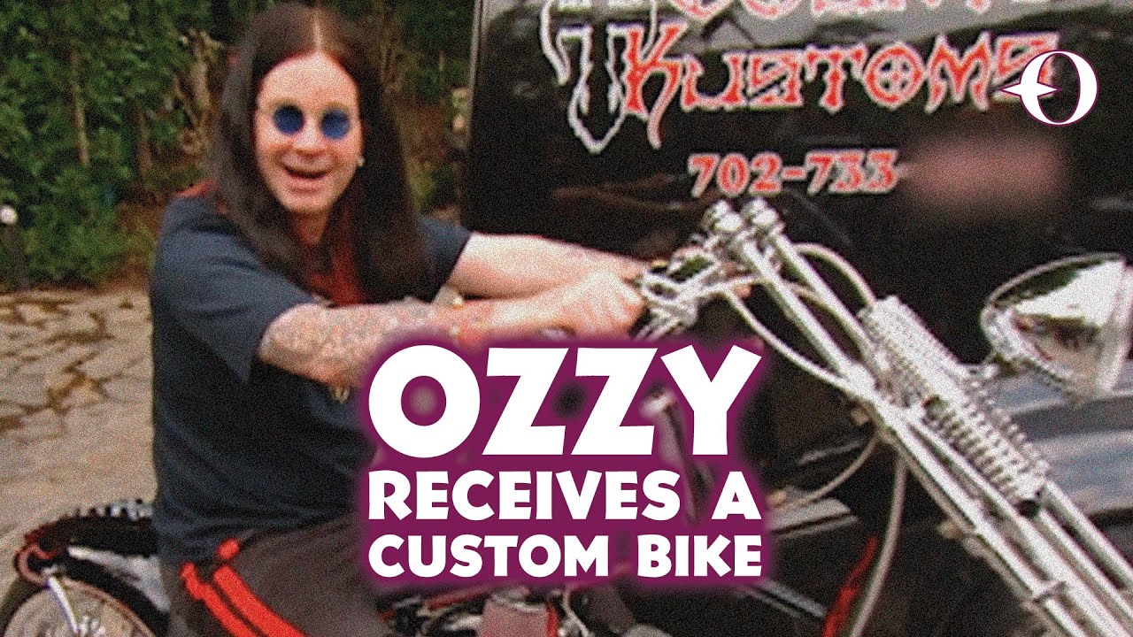 Ozzy Receives His New Motorbike | The Osbournes - YouTube
