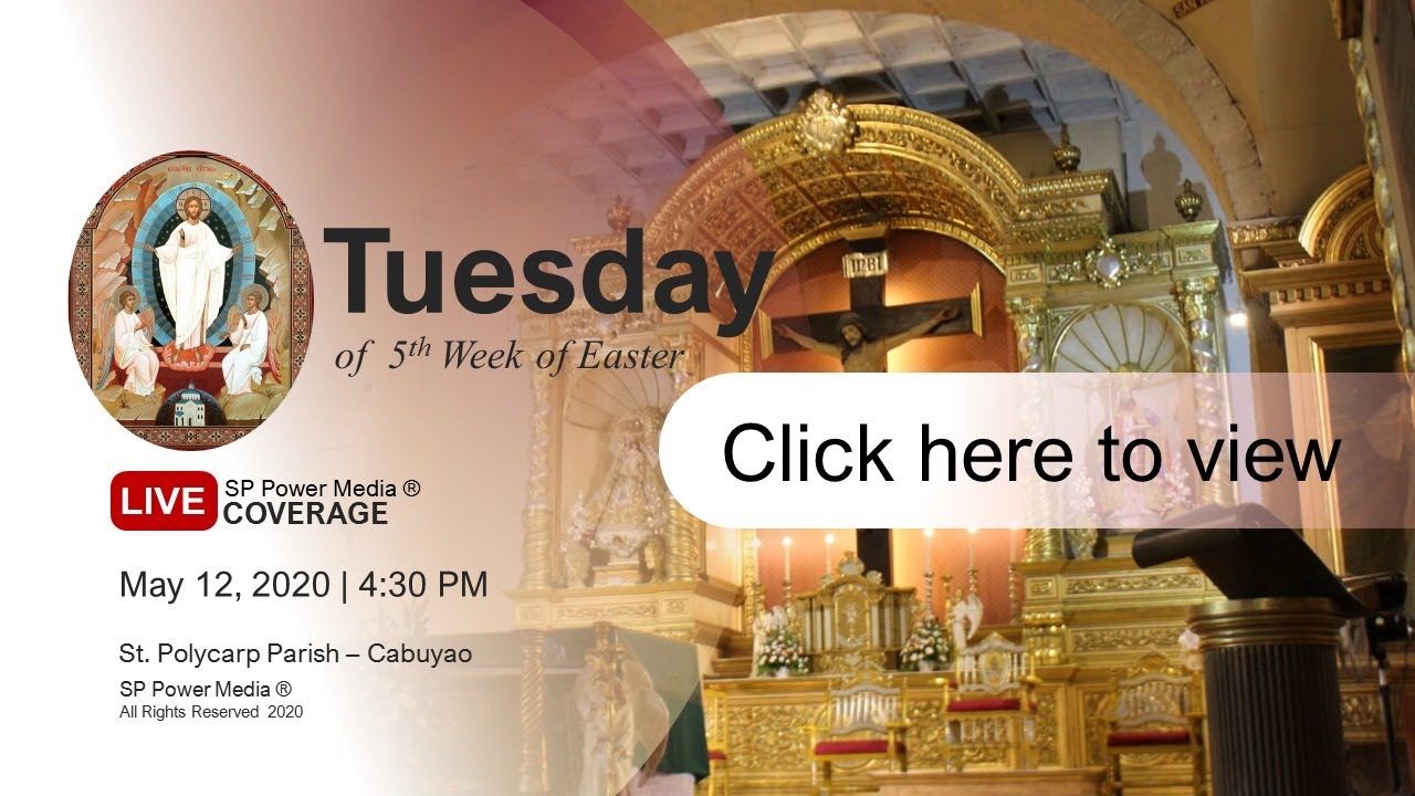 Tuesday of the 5th Week of Easter - YouTube