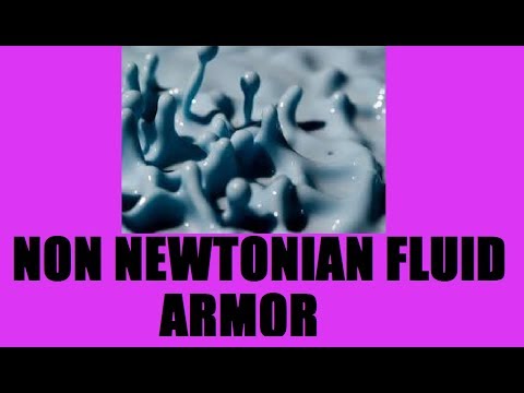How To Make Non Newtonian Fluid Armor!!! (MUST SEE!) - YouTube