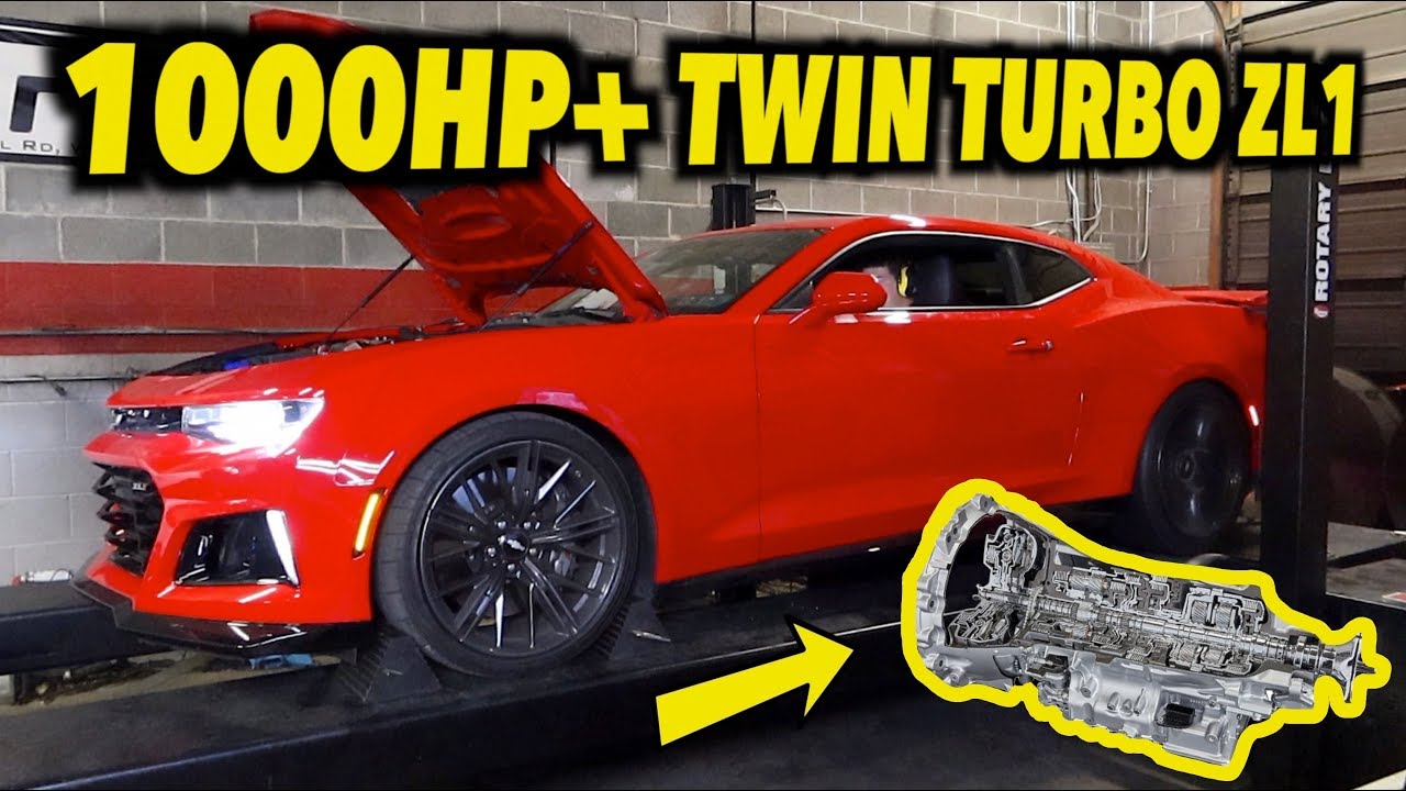 NEWLY BUILT 10 Speed Auto TWIN TURBO Camaro ZL1 Handles BIG POWER ...