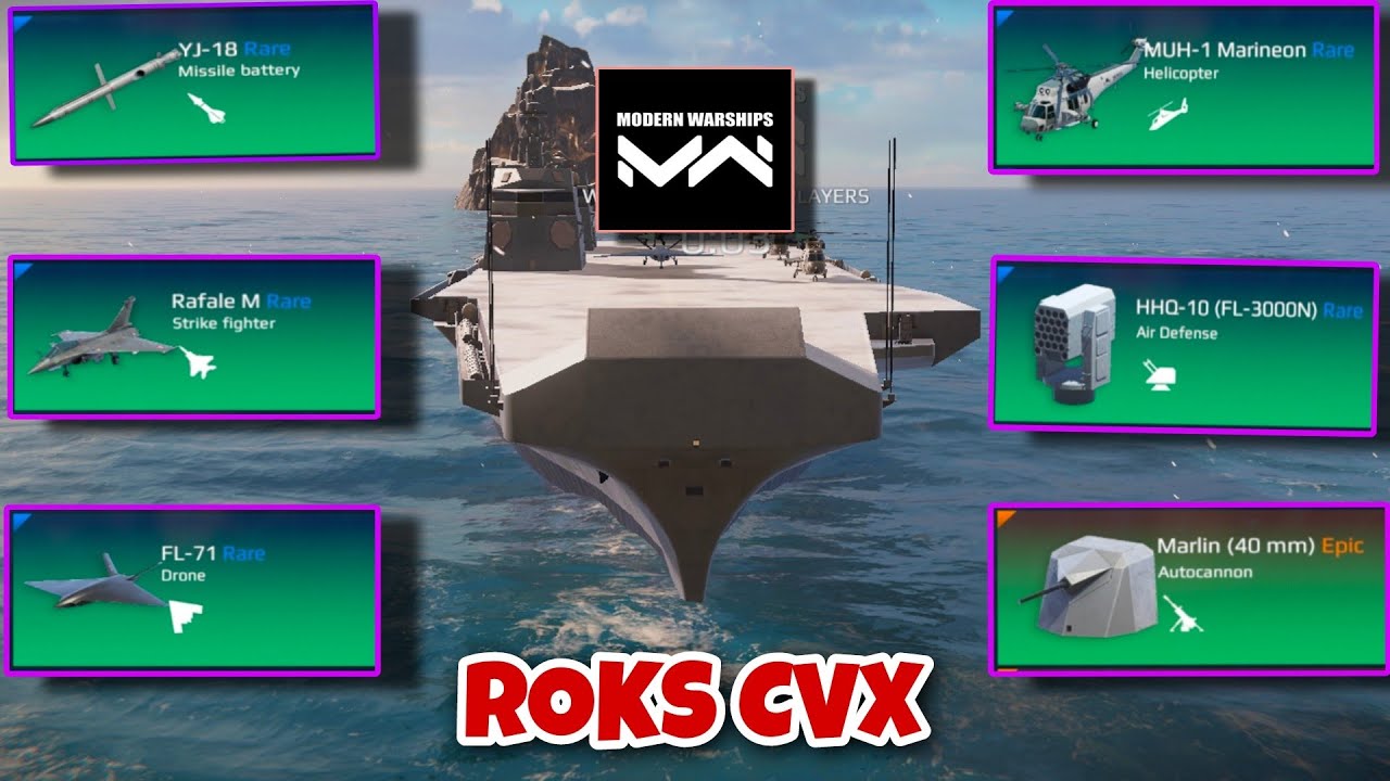 Roks Cvx Aircraft carriers | Light Aircraft carrier | Modern Warships ...