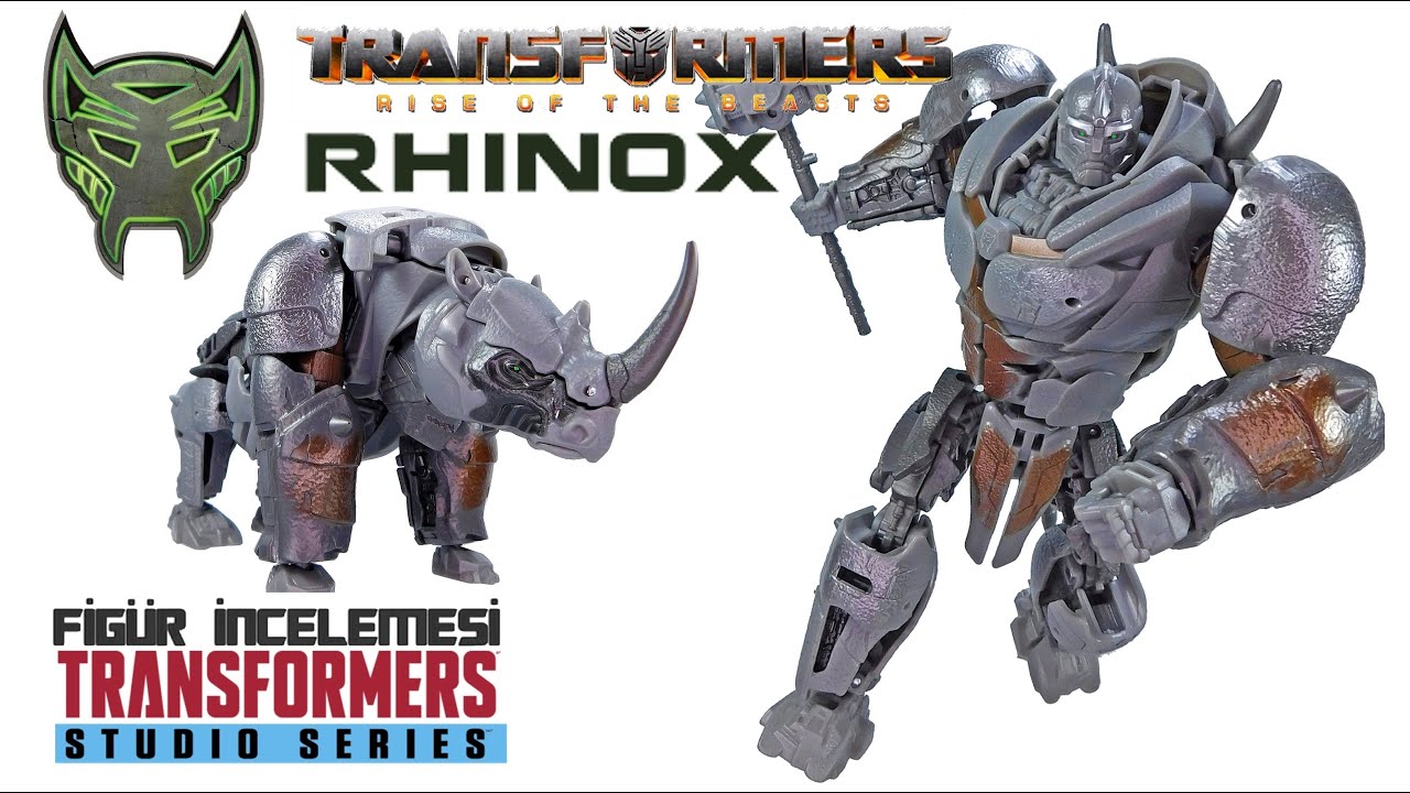 STUDIO SERIES (103) RHINOX - Transformers ROTB figür inceleme - YouTube