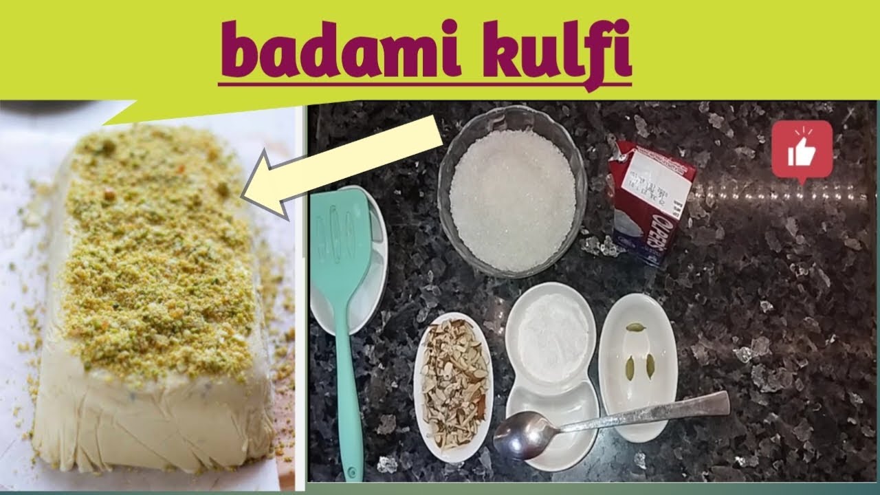 healthy home made kulfi | how to make kulfi by haniya's kitchen - YouTube