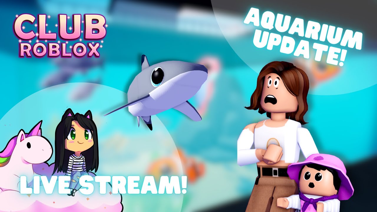 AQUARIUM UPDATE IN CLUB ROBLOX! 🐠 Visit the aquarium with *KrystinPlays ...
