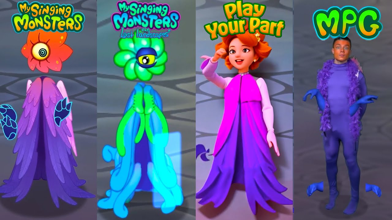 All Monster Ethereal Workshop Vs Play Your Part Vs MPG | My Singing ...