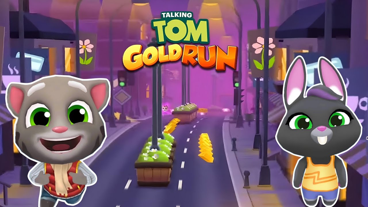 Frosty Tom Unlocks Becca's Night Chase Map - Talking Tom Gold Run ...