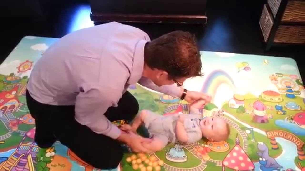 Baby Crawling Preparation- Cross Pattern Exercises - YouTube