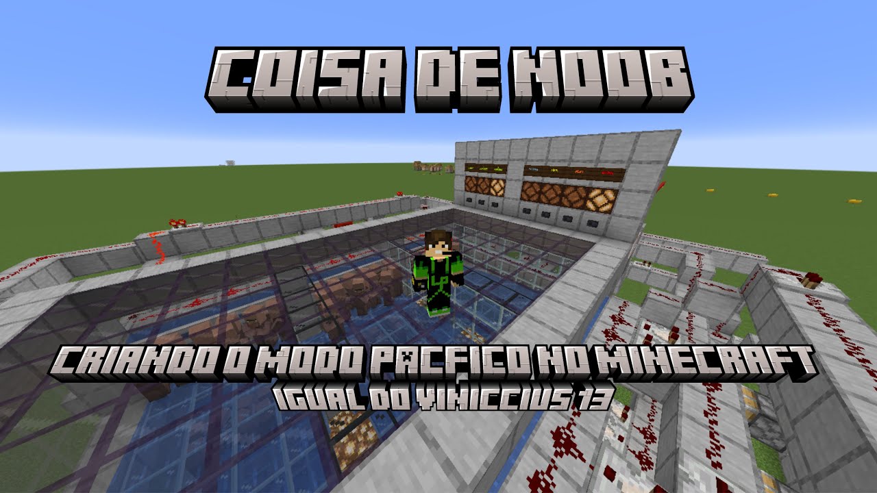 Criando o Modo Pacifico no Minecraft - Igual ao do Viniccius 13 - YouTube