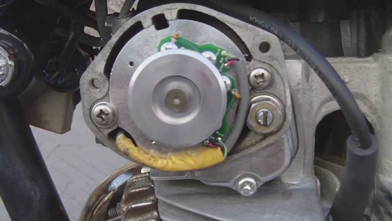Honda CB450 K2 with Pamco electronic advancer ignition - YouTube