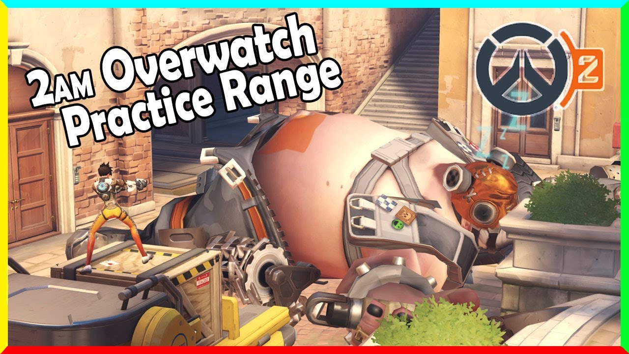 Overwatch 2am Practice Range Moments and difficulties - YouTube