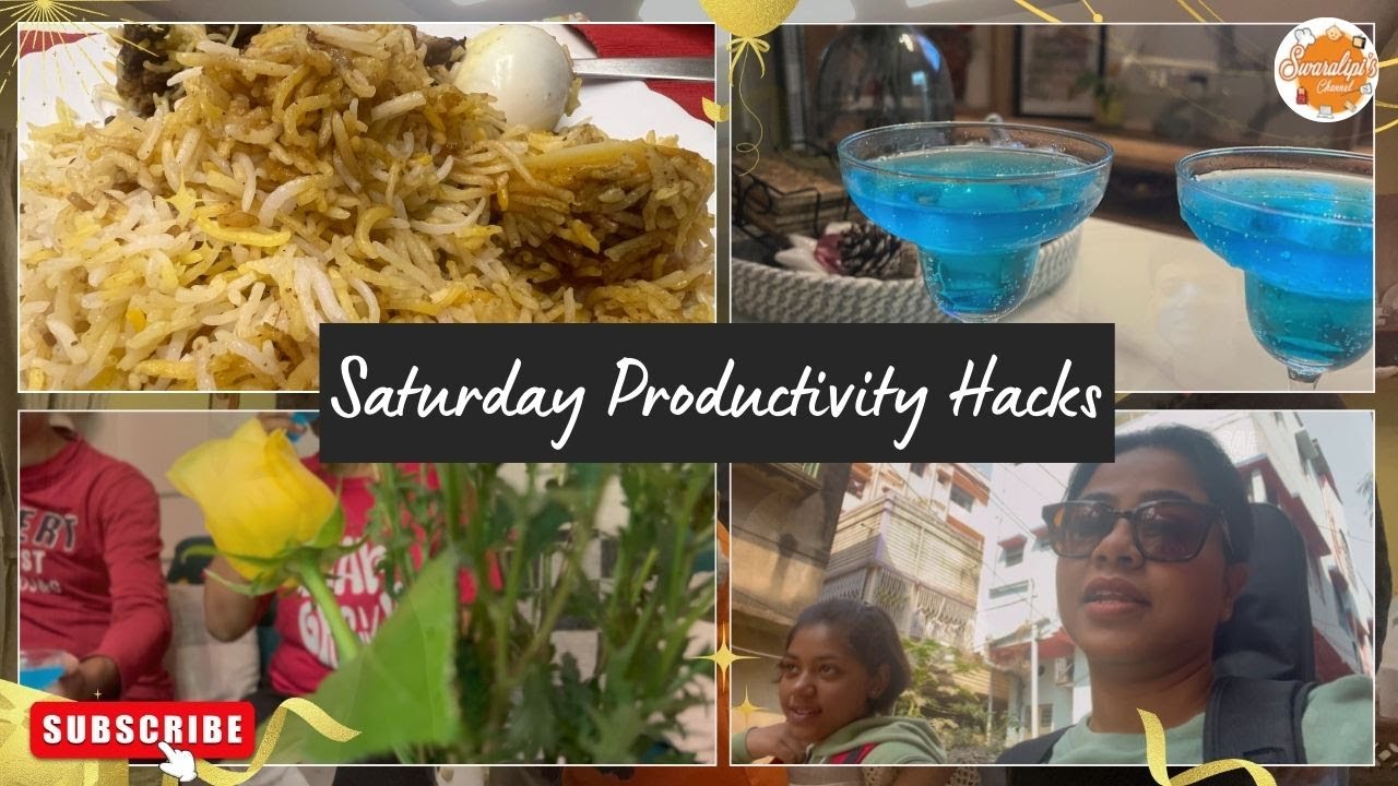 Saturday Busy Routine Vlog | Weekend Morning to Night Routine - YouTube