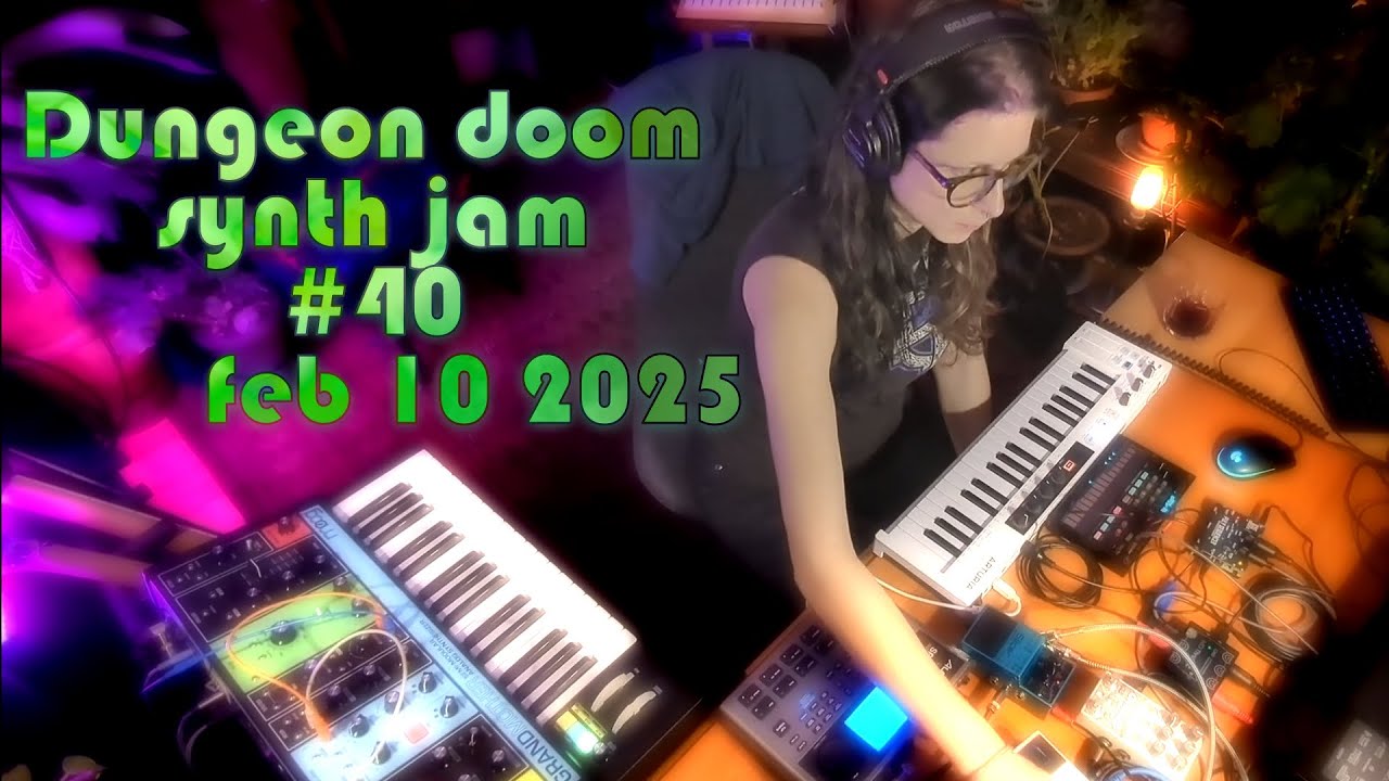 Dungeon doom synth jam #40 - YouTube