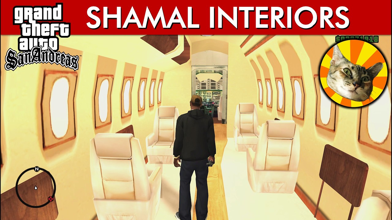 Shamal plane interior (from 'Freefall') | GTA: San Andreas - YouTube