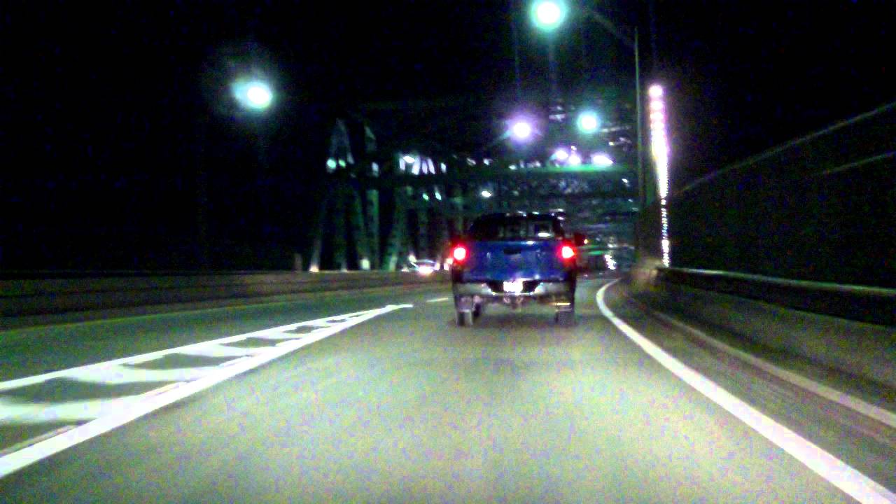Hart Bridge eastbound (Night) - YouTube
