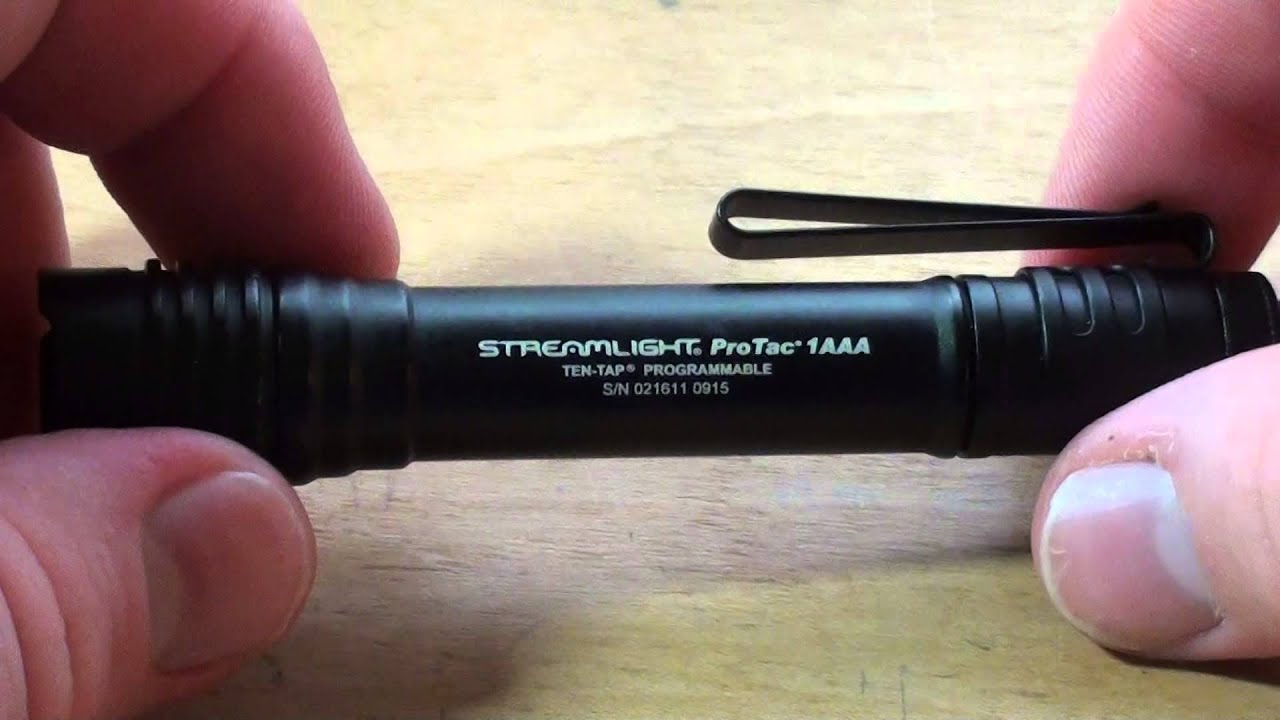 Streamlight Protac 1AAA Great small EDC light! - YouTube