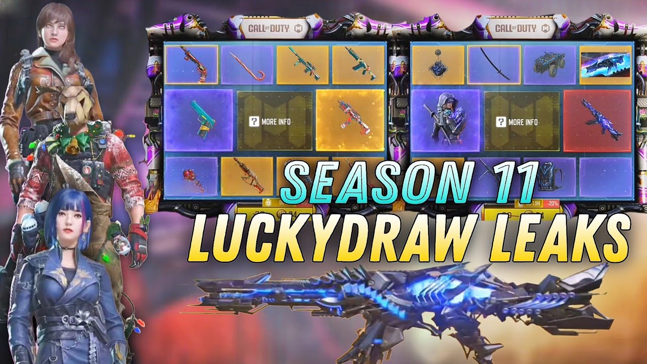 Codm Season 11 All Luckydraw leaks 2023 - Mythic Grau draw and 6 ...