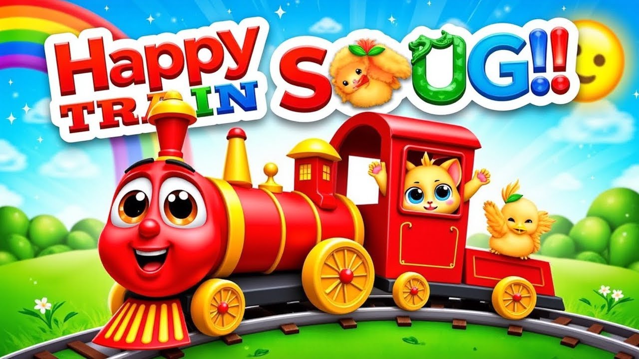 🎵 I’m a Happy Train – Fun Kids Song with Kittens & Chicks | Choo-Choo ...