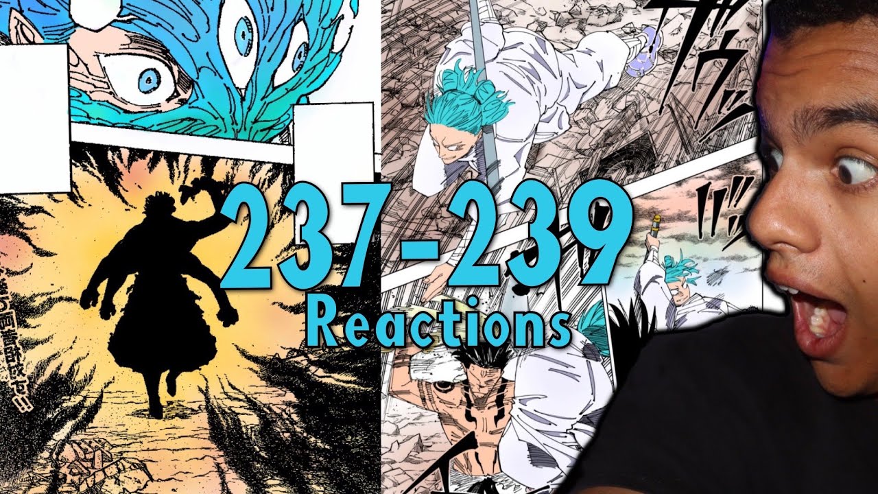 JUJUTSU KAISEN CHAPTERS 237, 238, and 239 REACTIONS! - YouTube