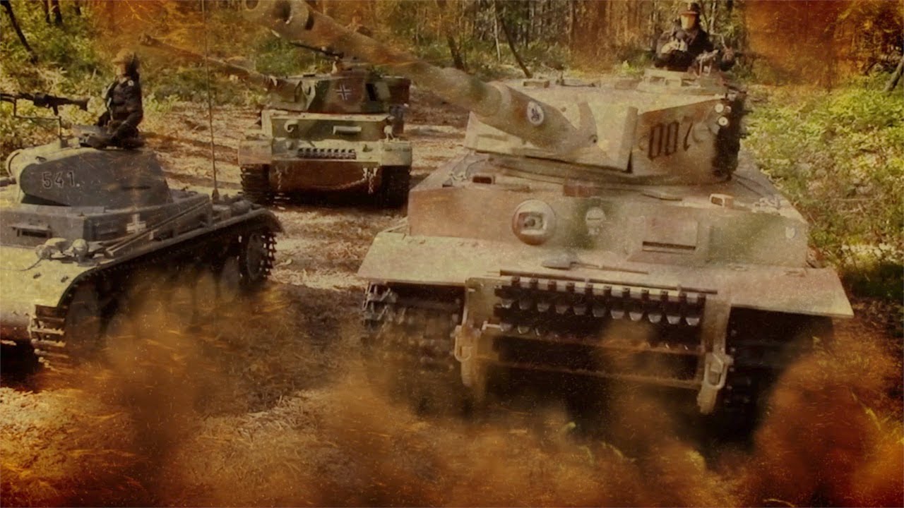 1/6 RC WWII GERMAN PANZER IV & FLAKPANZER "KUGELBLITZ" tank + Intro the ...