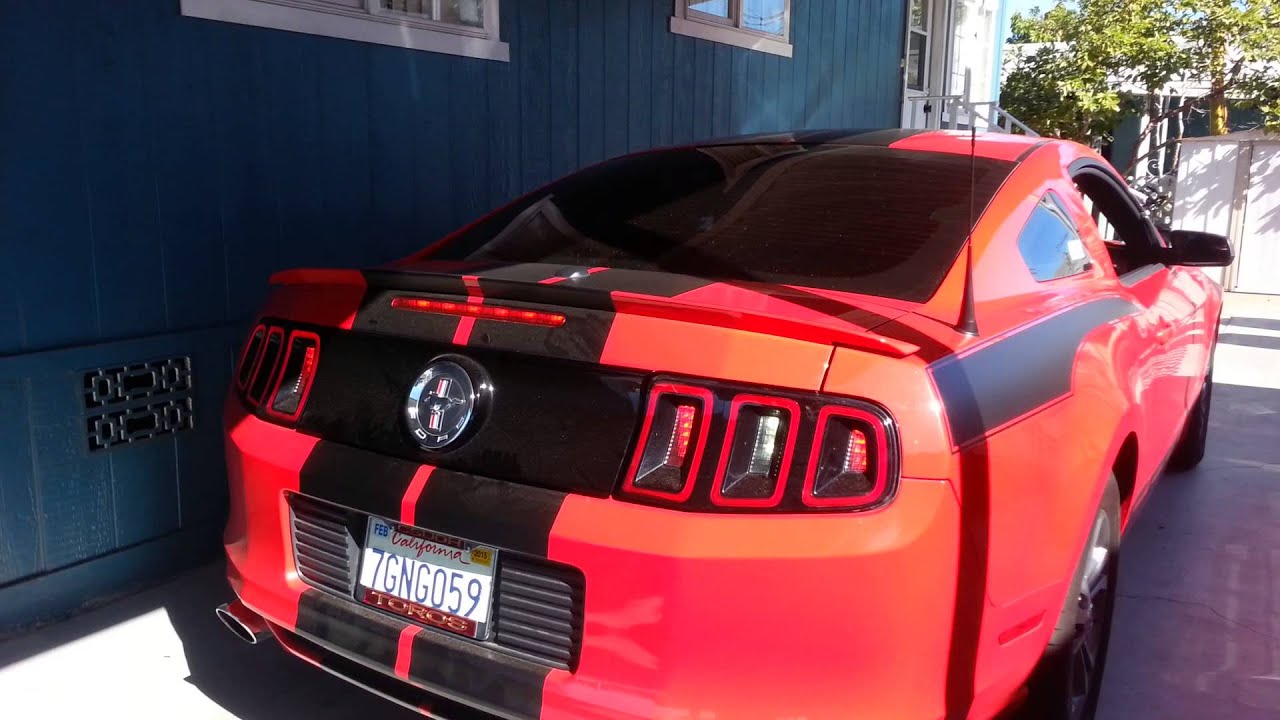 2014 Mustang V6 Modded - YouTube