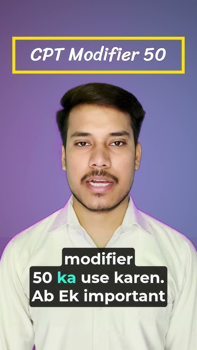 Medical coding | Modifier 50 Explained in 30 Seconds! #shorts #ytshort - YouTube