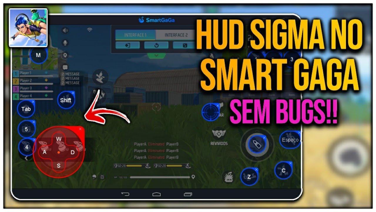 MAPEAMENTO PARA O SIGMA NO SMART GAGA - FREE FIRE LITE HUD SEM BUGS ...