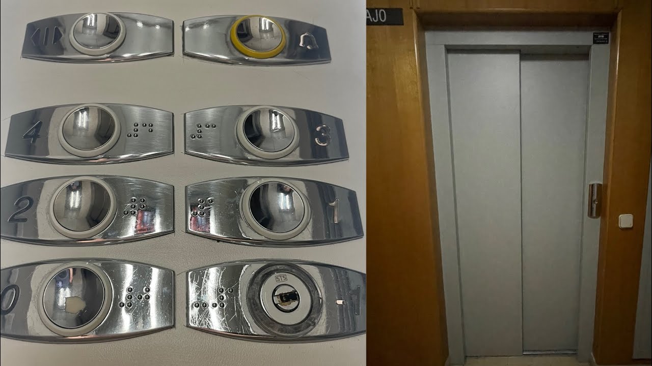 Weird Otis Traction Elevator @ Apartment Building in Adelfas - Madrid, Spain - YouTube