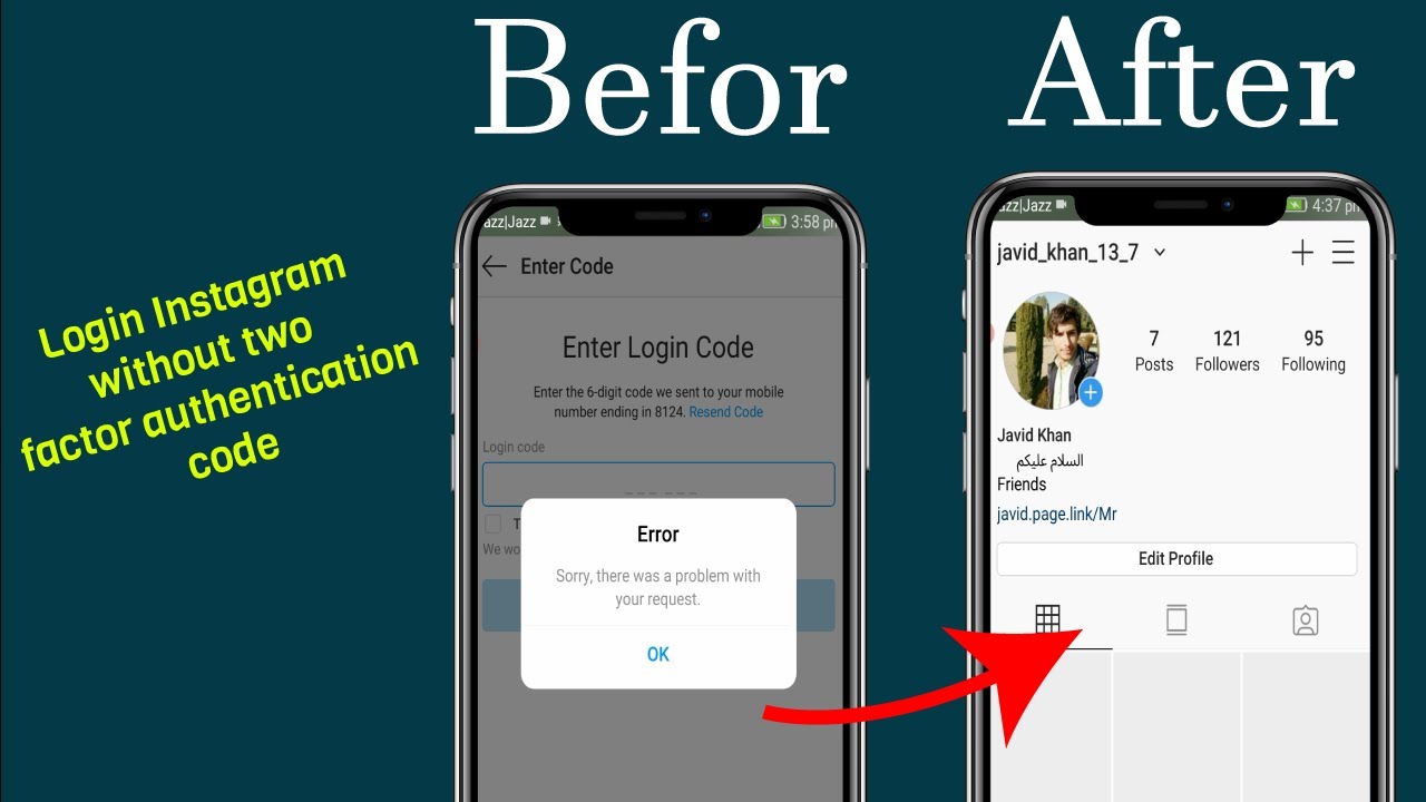 How to recover instagram account without two factor authentication Code ...