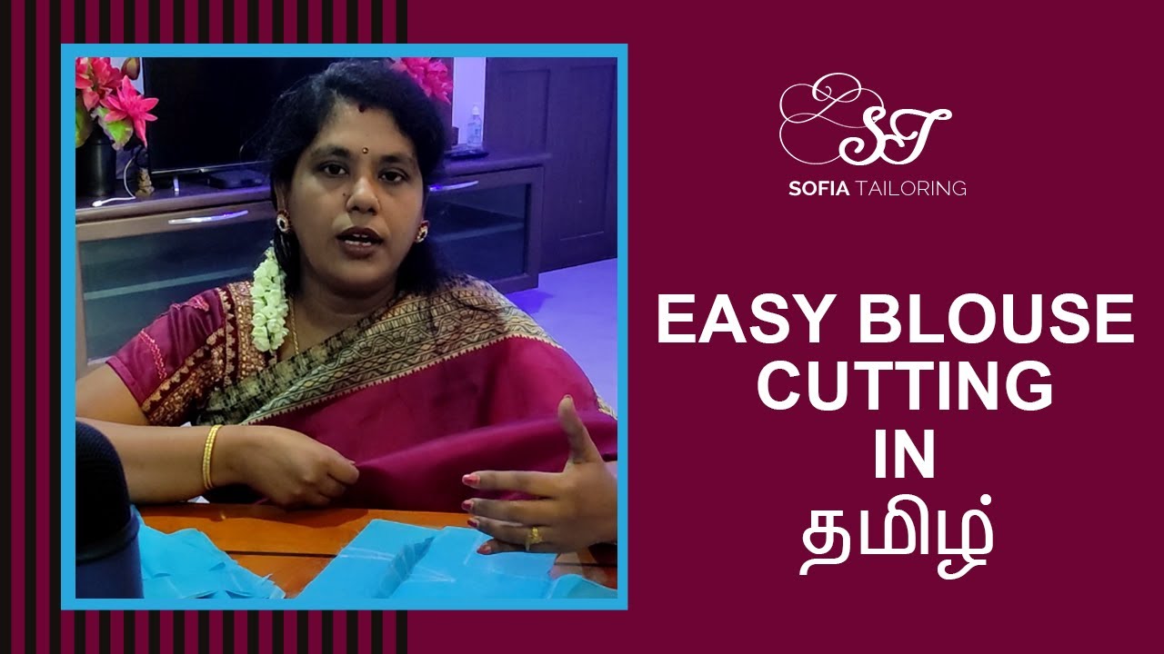 Free Saree Blouse Cutting Tutorial in Tamil for Beginners | Easy Method ...