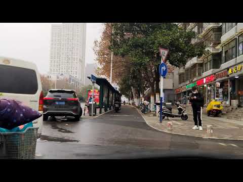Time Lapse video of China Urban life the bike view (Hefei City)