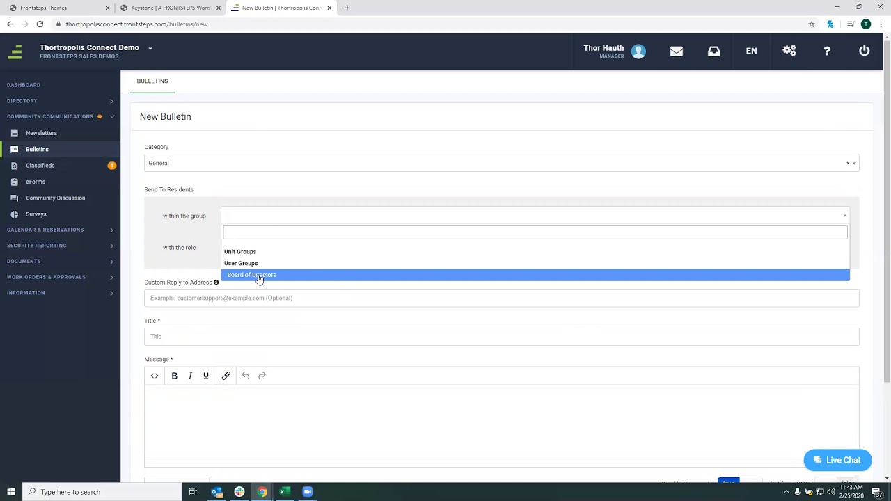 FRONTSTEPS Demo - YouTube