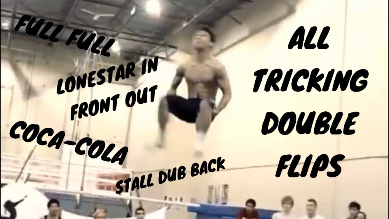 ALL TRICKING DOUBLE FLIPS - YouTube