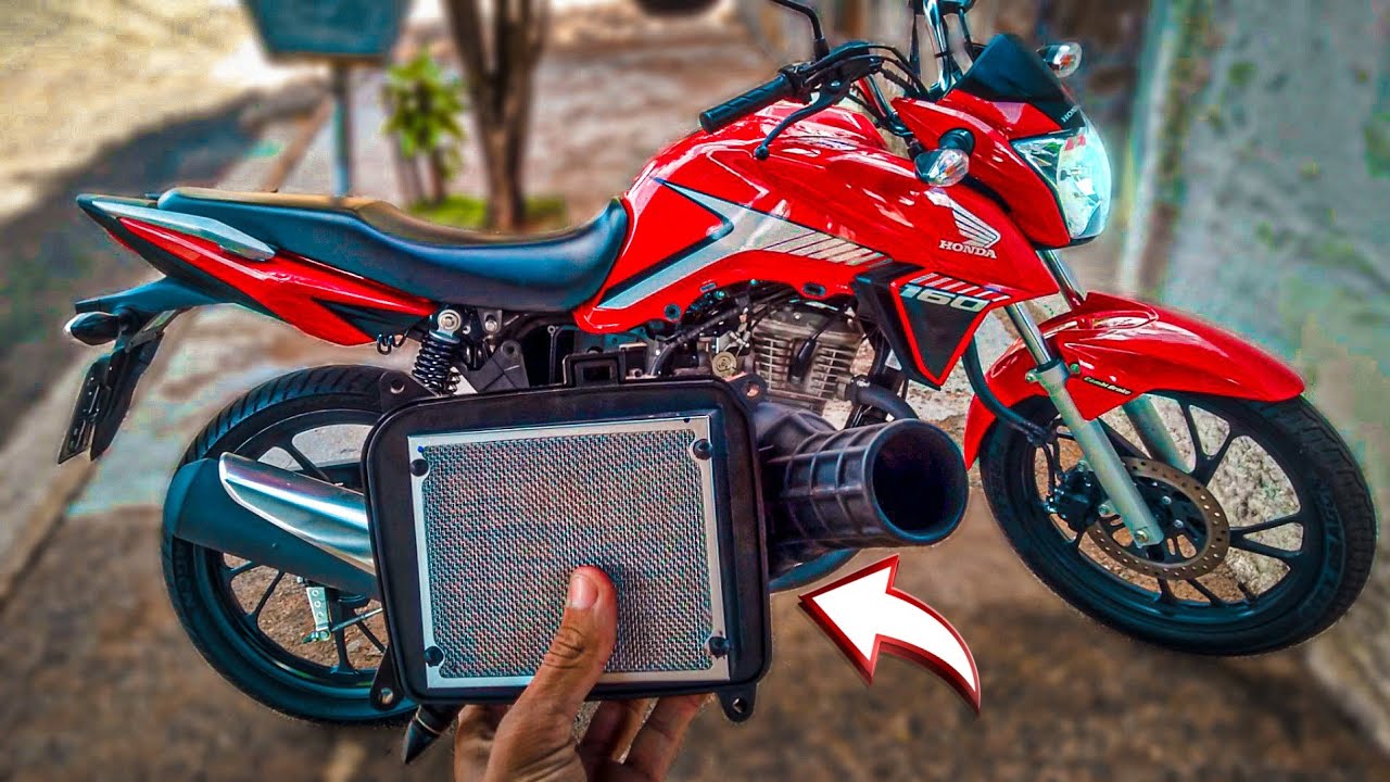 TIREI O FILTRO DA TITAN 160 ! *Bolololo* - YouTube