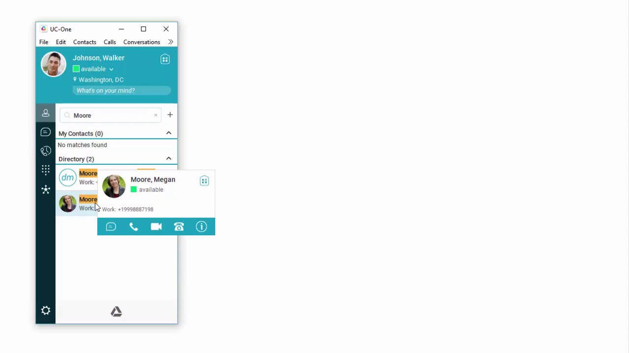 UC-One Desktop - How to add a Contact - YouTube