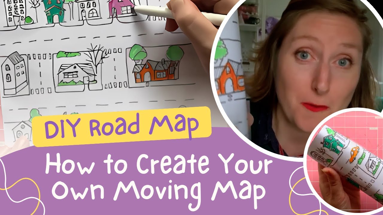 DIY Interactive Road Map: Let's Hit the Crafting Road! - YouTube