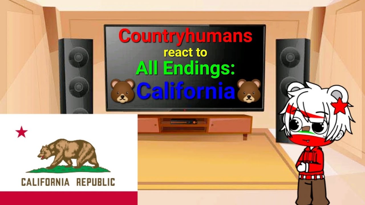 Countryhumans react to All Endings: California - YouTube